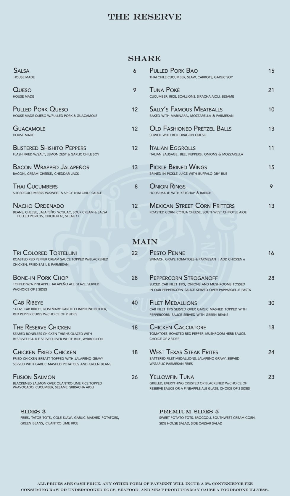 Our Menu | Lubbock Restaurant Menu | (806) 403-0311